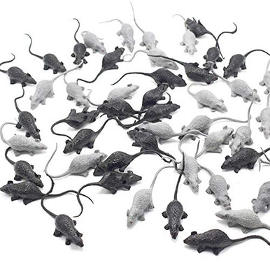 HYSTYLE 20 Pcs Mini Simulated Mouse Model Realistic Terror Plastic ...
