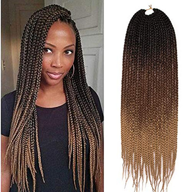 Geyashi Hair 24 Inch 1Pack Lot 100G Pack Honey Blonde 3S Senegalese Twist Box Braids Crochet Pre ...