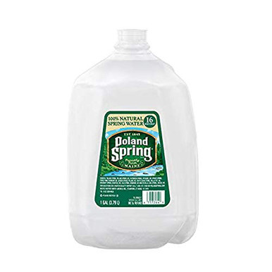 Poland Spring Brand 100 Natural Spring Water 1 gallon plastic jug ...