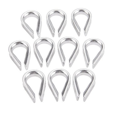 M5 Thimble for 1 4 Steel Wire Rope Cable 316 stainless Rope Thimble ...