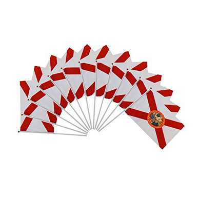 Florida FL Polyester State Flags Desk Outside Waving Parade 12 Pack ...