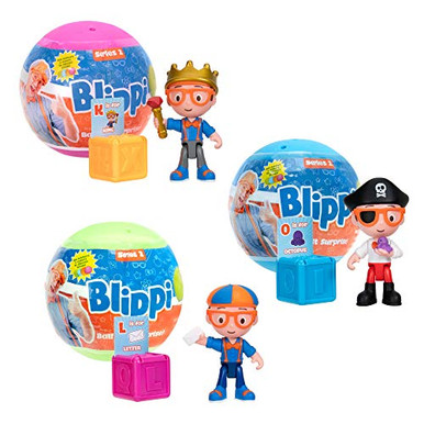 Blippi Ball Pit Surprise 3 Surprise Balls Featuring a Letter and Word ...