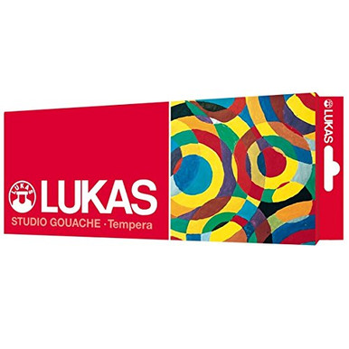 LUKAS Designers Gouache Paint Intro Watercolor [Set of 12] 12ml Tubes ...