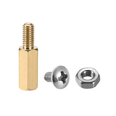 uxcell M3x8mm 6mm Male Female Brass Hex PCB Motherboard Spacer Standoff ...