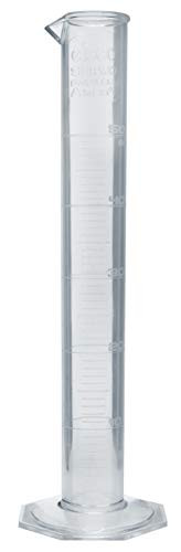 Measuring Cylinder 50ml Class A Tolerance Octagonal Base TPX Plastic ...