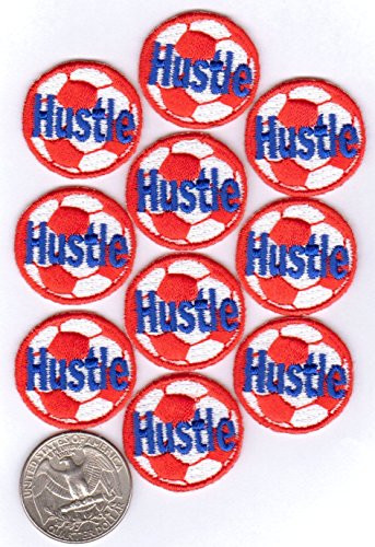 20 Soccer Ball Hustle Patches 2 x 10 Packs 100 Embroidered Each 1 0 ...