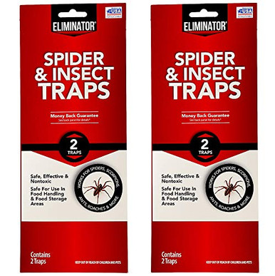 Eliminator - Spider and Insect Traps - Set of 4 Traps - Warehousesoverstock