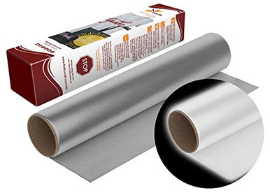 Firefly Craft Silver Reflective Heat Transfer Vinyl Sheet Reflective ...
