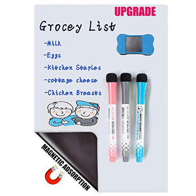 Whiteboard Magnetic Dry Wipe Board Self Adhesive A3 for Any Smooth ...