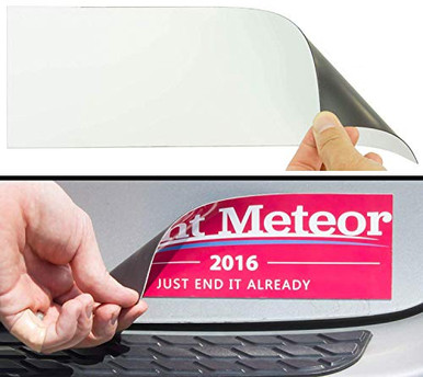Cut-to-Size Bumper Sticker Magnetizer 10 Pack: Turn Any Decal Into a ...