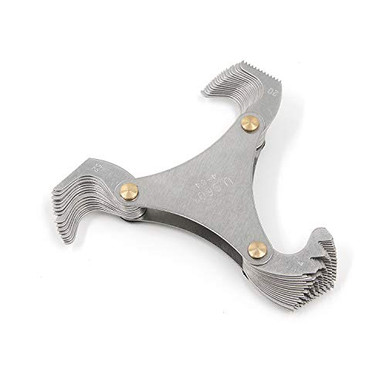 MTMTOOL 60 Degree 51Pcs America SAE Type Thread Pitch Gauge Stainless ...