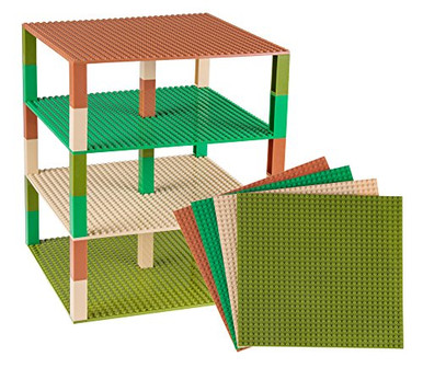 Strictly Briks Classic Baseplates 10" x 10" Brik Tower 100% Compatible ...