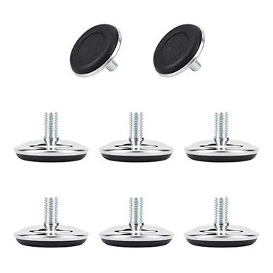 uxcell M10 x 17 x 50mm Leveling Feet Adjustable Leveler Floor Protector ...