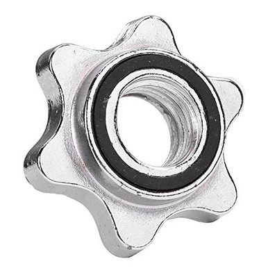 Standard Barbell Spinlock Collars Screw Clamp Dumbbell Bar Clamps ...