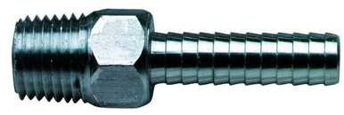 Moeller Marine Aluminum Fuel Line Hose Barb 1 4 NPT x 3 8 ...