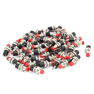 Uxcell a15121000ux1039 Momentary Push Button Switch (Pack of 50 ...
