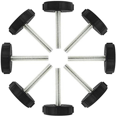 uxcell M8 x 50 x 40mm Furniture Glide Leveling Feet Adjustable Leveler ...