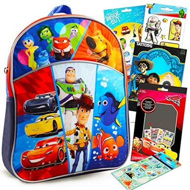 Disney Pixar Mini Backpack for Boys Girls Toddlers Kids Super Set ...