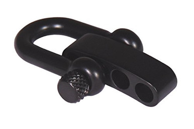 3 Type III Flat Black Adjustable Stainless Steel Shackle for Paracord ...