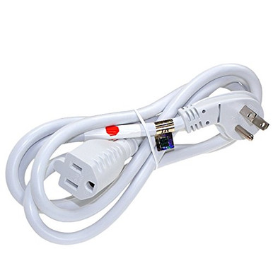 SF Cable, 6ft Ultra Low Profile Angle NEMA 5-15P to 5-15R 16/3 AWG SJT ...