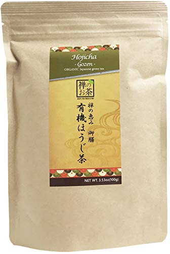 Zen no Megumi Hojicha tea leaves Japanese Organic Gozen Made in ...