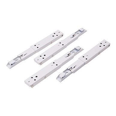 MroMax 9 44Inch Folding Shelf Bracket Metal White Triangle Spring ...