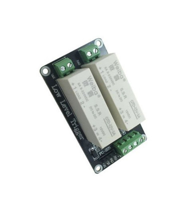 Bestol 1PCS 2 Channel SSR Solid State Relay Low Trigger 5A 5V DC DC for ...