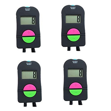 N Y 4 Pieces Digital Hand Tally Counter Golf Sports Counter Electronic ...