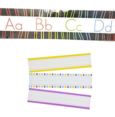 Teaching Tree Manuscript Alphabet Bulletin Back to School Board Set ...