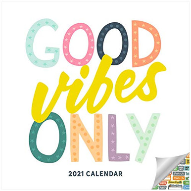 Good Vibes Only Calendar 2021 Bundle Deluxe 2021 Good Vibes Wall ...