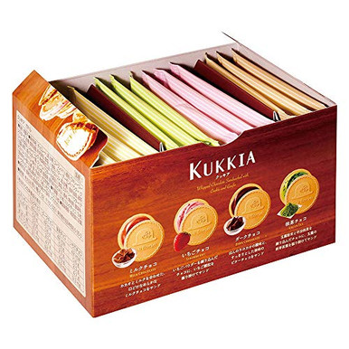 Kukkia Quatre Cookies Flavors of Chocolate Strawberry Dark Chocolate ...