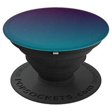 Vintage Purple Turquoise Gradient Aesthetic Ombre Retro Blue PopSockets ...