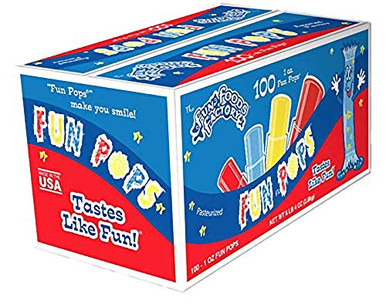 Freeze Pops Icee Ice Pops In A Box 1oz Fun Pops 100 Pack ...