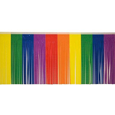Rainbow Parade Float Fringe 15 Inches x 10 Feet Parade Float Decoration ...