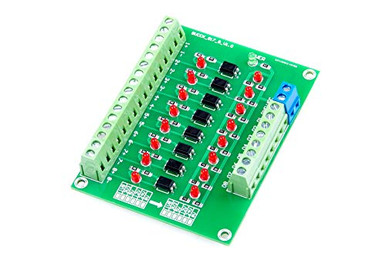 LIVISN 24V to 5V 8 Channel Optocoupler Isolation Board Voltage Level ...