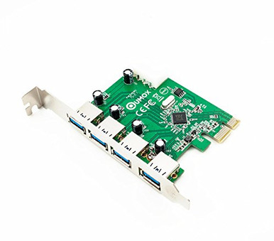 QUMOX PCI Express to USB 3 0 Superspeed PCI E Card 4 Port Expansion ...