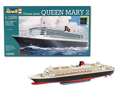Revell Queen Mary 2 Cruise Liner - 1:1200 Model Kit - Warehousesoverstock