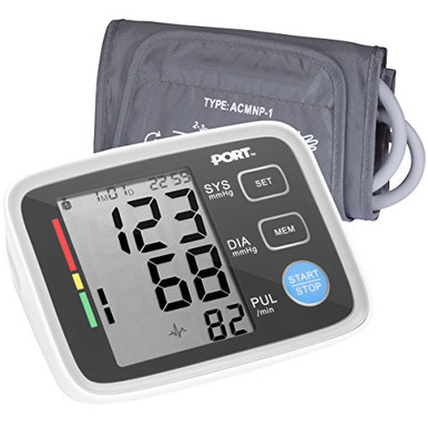 Digital Blood Pressure Monitor By PORT: Systolic And Diastolic Blood ...