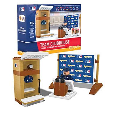 MLB Clubhouse /Locker Set OYO MLB Logo W/ 30 Team Labels Mini Figure ...