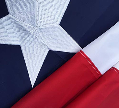 Winbee Texas State Flag 2x3 Ft Embroidered Stars Sewn Stripes and Long ...