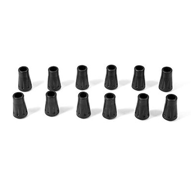 SolUptanisu 12pcs Walking Stick Caps Rubber Tips End Walking Pole Feet ...