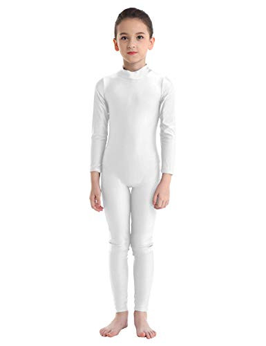 YiZYiF Kids Little Girls Boys Spandex Long Sleeve Full Body Unitard ...