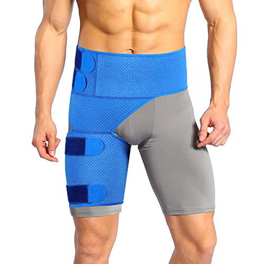 Hamstring Support, Groin Support Commpression Thigh Wrap with Anti-Slip ...