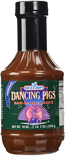 The Bar b q Shop s Dancing Pigs Bar b que Sauce Bbq 18 Ounce Original ...