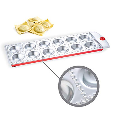 Hello Cucina Ravioli Maker Simple Italian Pasta Mold Easy Tray with ...