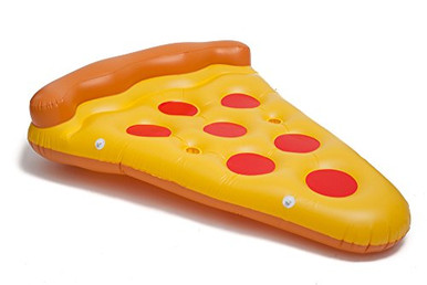 Premium BiggerKids Giant Inflatable Pepperoni Pizza Slice Pool Toy Raft ...