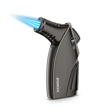 Kollea Torch Lighter Triple Jet Flame Butane Lighter with Punch and ...
