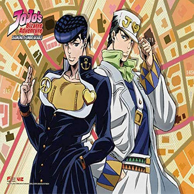Great Eastern Entertainment JoJo S3 Key Art Josuke Jotaro Wall Scroll ...