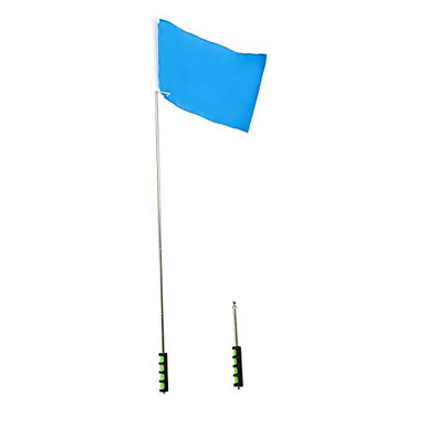 Juvale Portable Telescopic Flag Pole - 2-Set Collapsible Handheld Flag ...
