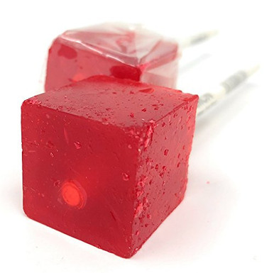 Hard Candy Cube Lollipop Suckers Individually Wrapped Flavored Sucker ...